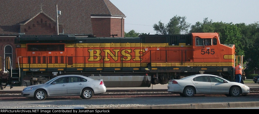 BNSF 545, engineer's side